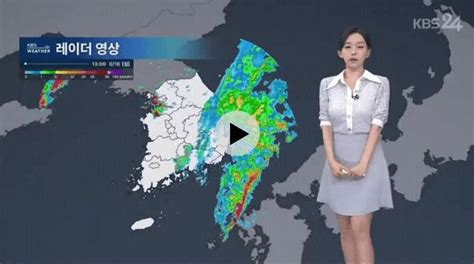 Kbs 기상캐스터 강아랑 유머 움짤 이슈 에펨코리아