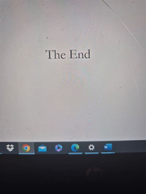 Ignore My Cracked Laptop Screen But Holy Shirtballs Ive Just Written The End On My First Ever