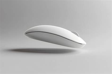 sleek and modern wireless mouse design floating in space premium ai