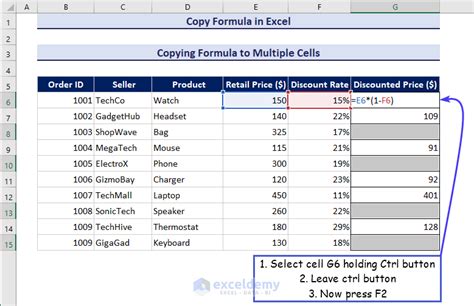 How To Copy A Formula In Excel Column Rows Copy As Formulas Exceldemy