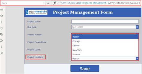 How To Sort A Power Apps Dropdown Control Enjoy Sharepoint