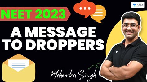 Neet 2022 Result A Message To Droppers Unacademy Neet Mahendra