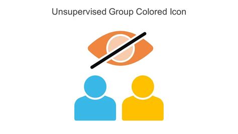 Unsupervised Group Colored Icon In Powerpoint Pptx Png And Editable Eps