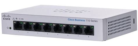 Cisco 8 Port Gigabit Desktop Switch Cbs110 8t D