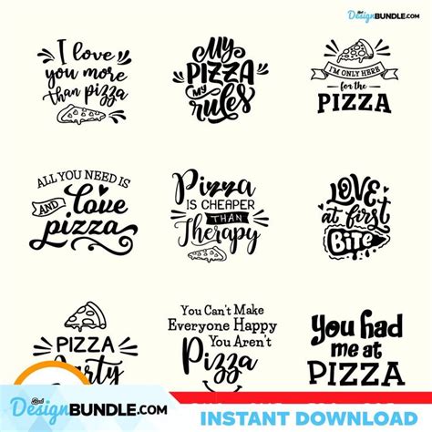 Pizza Svg Pizza Bundle Svg Pizza Sayings Svg Pizza Clipart Pizza Bestdesignbundle
