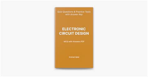 ‎electronic Circuit Design Mcq Multiple Choice Questions Pdf Download