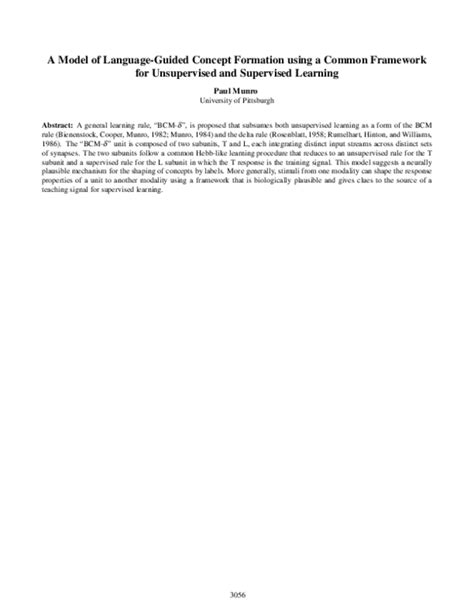 Pdf A Model Of Language Guided Concept Formation Using A Common