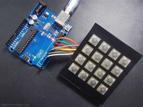 How To Interface 4×4 Keypad With Arduino Uno Pantechai