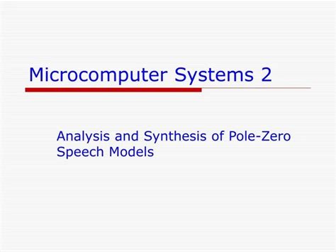 Ppt Microcomputer Systems 2 Powerpoint Presentation Free Download