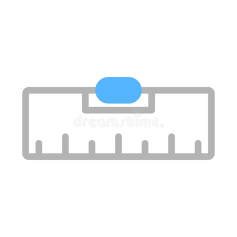 Level Measuring Tool Icon Concept Of Accuracy Precision And Measurement Stock Vector