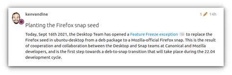 After Chromium Ubuntu Now Converts Firefox To Snap By Default
