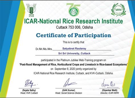 Satyabrat Rautaray On Linkedin Icar Nrri