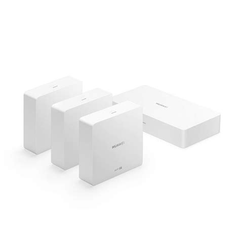 华为（huawei）路由q6 网线版 （1母3子套装） 全屋千兆网线组网 Wi Fi6 3000mbps（白色）