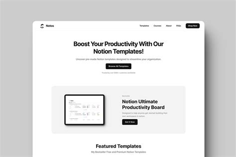 Notos Notion Creator Framer Template Behance