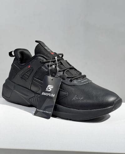 Baasploa All Black Unisex Sneakers - Fancy Soles