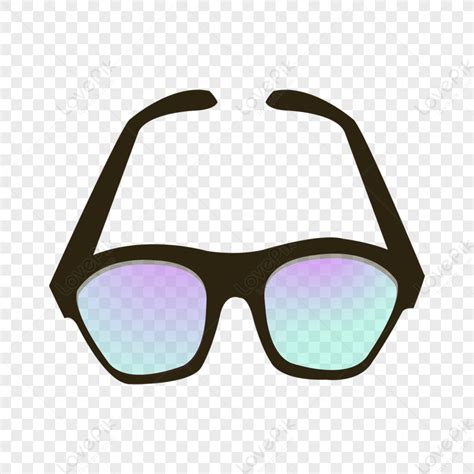 파란색 보라색 그라데이션 만화 일러스트 선글라스 클립 아트색안경아름다운 Png 일러스트 무료 다운로드 Lovepik