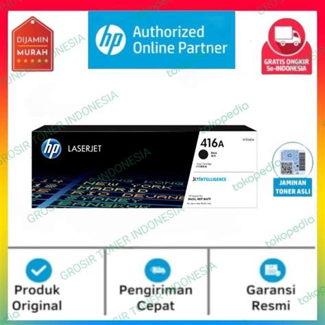 Jual Hp Toner Laserjet 416a Original Cartridge 4varian Hitam Untuk