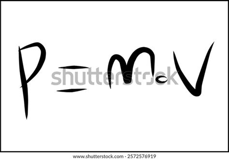 Physics Formulas Impulse Momentum Collision Stock Vector Royalty Free