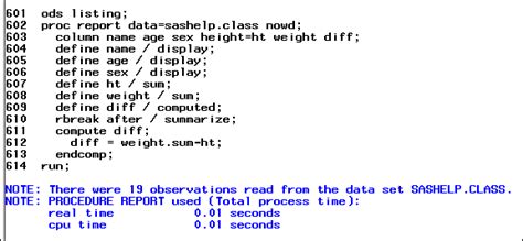 Solved Subtotals And Totals In Proc Report Sas Support Communities