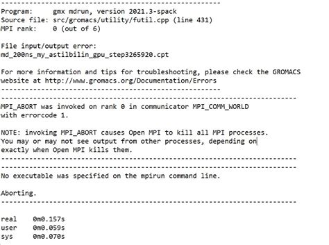 error using mpi on hpc researchgate