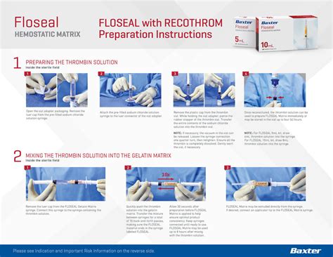 Floseal With Recothrom Preparation Guide