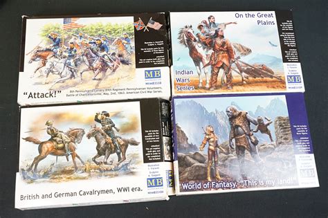 33 Boxed Master Box Models 1 35 Plastic Model Figure Kits Featuring