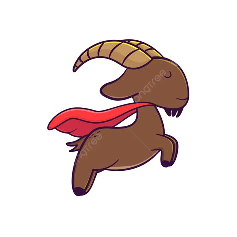 슈퍼 염소 벡터 염소 귀여운 염소 귀여운 스티커 Png 일러스트 및 벡터 에 대한 무료 다운로드 Pngtree