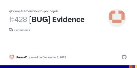 [bug] Evidence · Issue 428 · Qbcore Framework Qb Policejob · Github