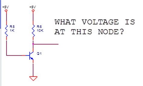 Transistors Calculating Node Voltages Electrical Engineering Stack
