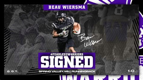 Beau Weirsma Highlights Youtube