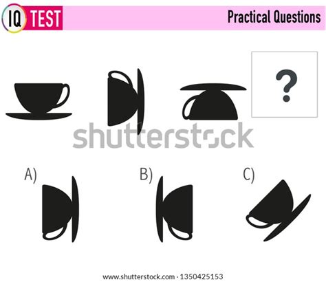 Iq Test Practical Questions Vector Stock Vector Royalty Free Shutterstock