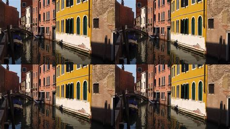 意大利威尼斯的老房子和运河景观 视频素材下载 编号 9555790 光厂 Vj师网