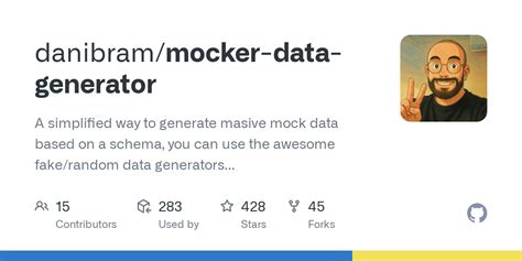 Github Danibrammocker Data Generator A Simplified Way To Generate Masive Mock Data Based On