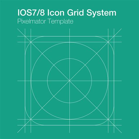 Freebie Ios7 Ios8 App Icon Grid System Pixelmator Template
