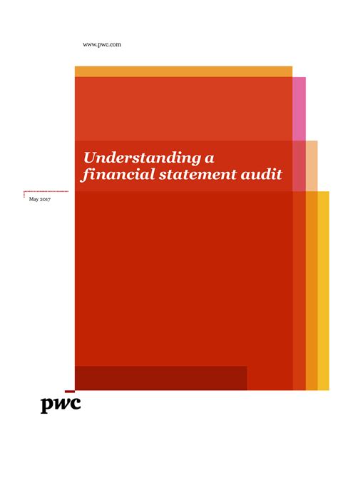 Pwc Understanding Financial Statement Audit Understanding A Financial