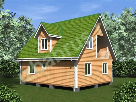 Дом проект 66 Строительство домов бань из профилированного бруса под ключ Славянская изба
