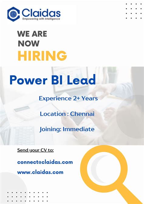 Hiring Powerbi Hiringnow Hiring Opentowork Technology Claidas Technologies