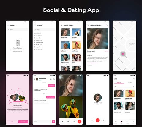 Linklove Ui Template Social Match And Chat App In Flutter Dating App Cupidconnect Template