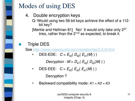 ppt chapter 4 using encryption in cryptographic protocols and practices part c powerpoint