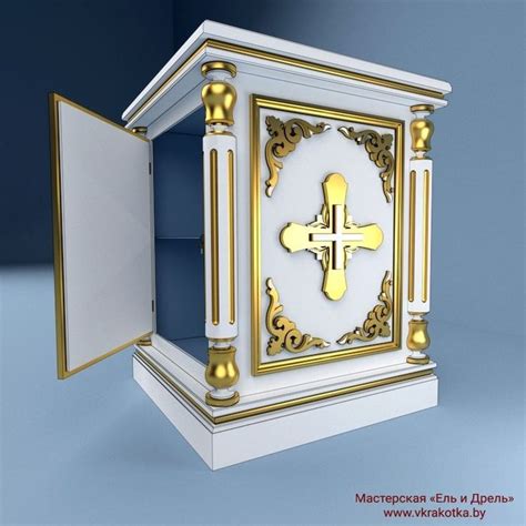 Изготовление церковной мебели в Беларуси эскиз в программе Sketchup Храм Киото Модели