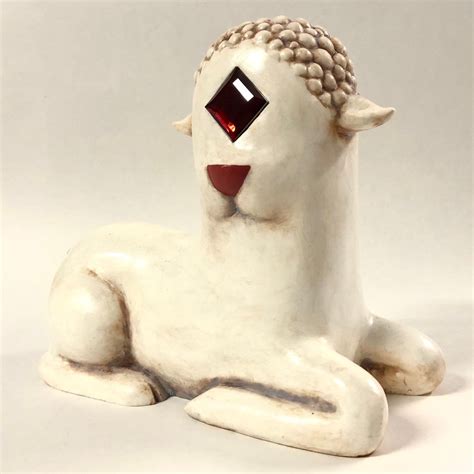 Large Ruby Lamb Relic Ts For Him Ts For Her Collectible Figure Etsy
