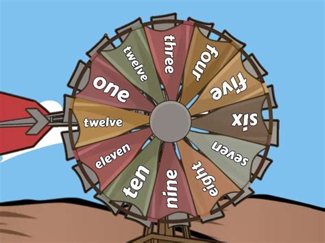 numbers 1 12 random wheel