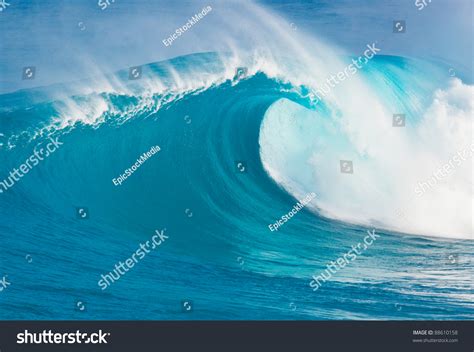 PowerPoint Template Waves Giant Ocean Wave Ppnihimp