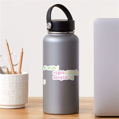 Programmer Wife Coding T With A Quote Sticker For Sale By Romansmart Redbubble
