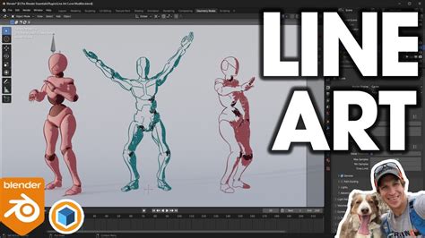 Line Art From Your Blender Models Youtube