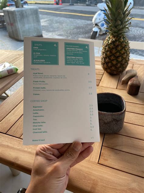 Menu At NUDE Restaurant Paris