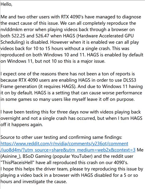 nvidia confirms 4090 driver issue with video playback r nvidia