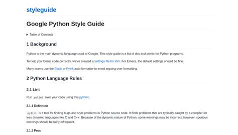 Google Python Style Guide Must Know Resources For Developers By