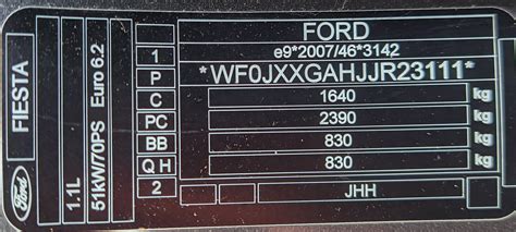 What Is The Colour Code Of My Ford Fiesta 2018 Model 2017 I Cant Seem To Find It On The What Is The Colour Code Of My Ford Fiesta 2018 Model 2017 I Cant Seem To Find It On The