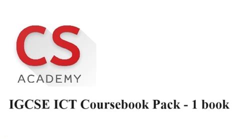 IGCSE ICT Coursebook Pack 1 Book Books Campus